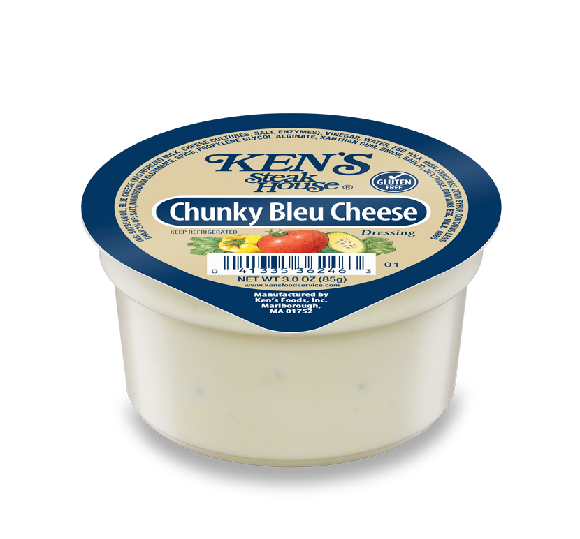 Ken's 3 oz Chunky Bleu Cheese – Best In Town Chicken - Wholesale Chicken