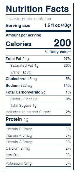 DRESSING BLUE CHEESE PC POUCH – Best In Town Chicken - Wholesale Chicken